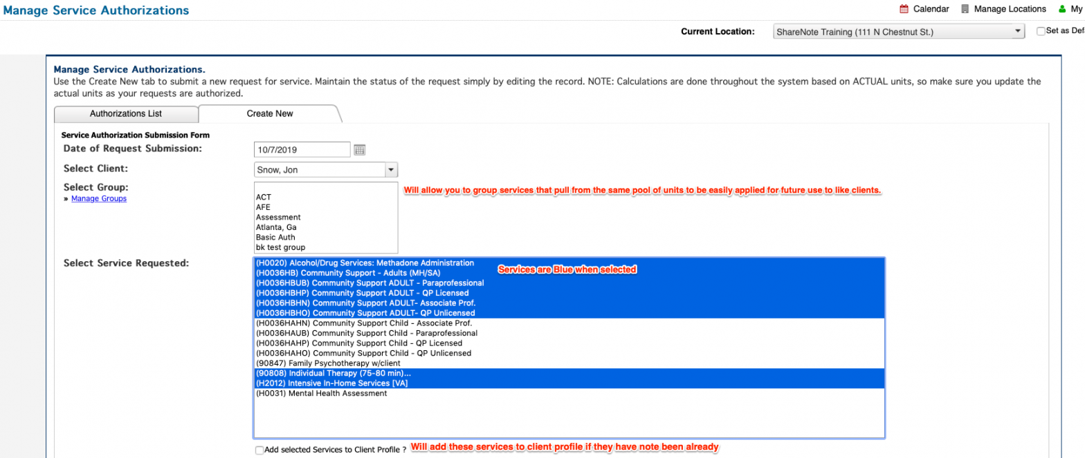 How Do I add Service Authorizations? – user's Blog!
