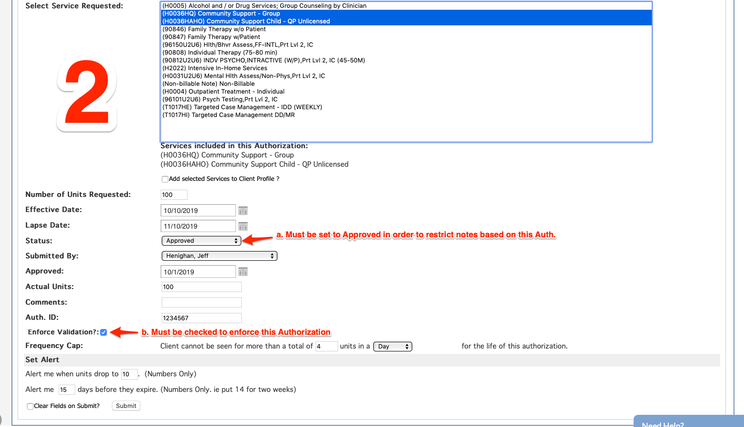 How can I be sure notes can not be submitted without a valid ...